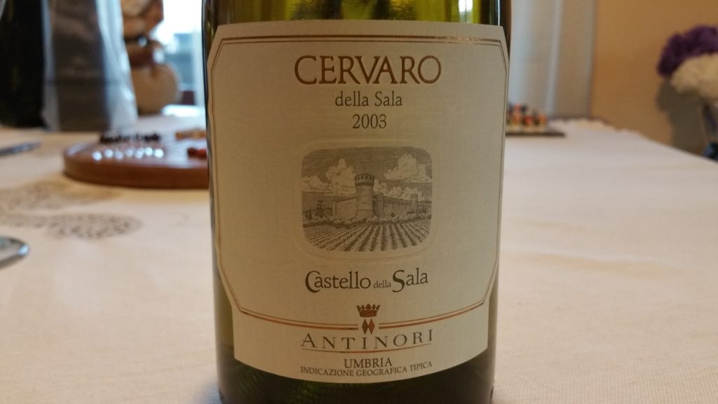 Cervaro della Sala 2003 e tartufo: abbinamento di gusto!